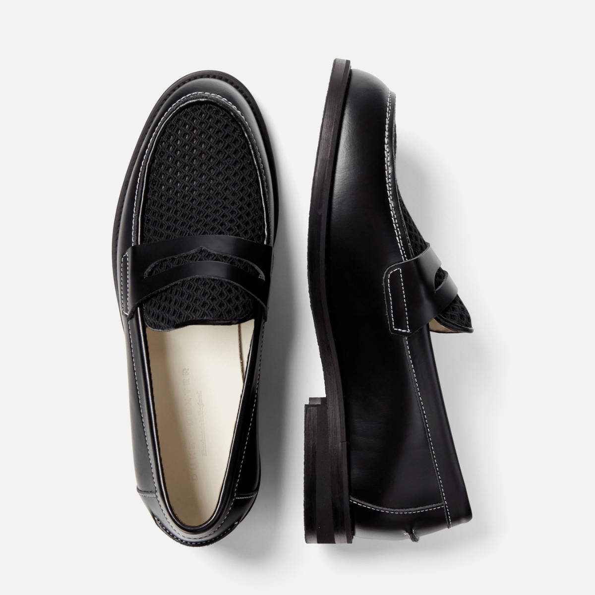 Wilde Black Rattan Penny Loafer - Men's & DUKE + DEXTER