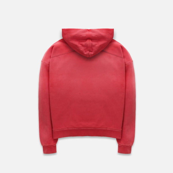 Duke Red Chainstitch Hoodie & DUKE + DEXTER