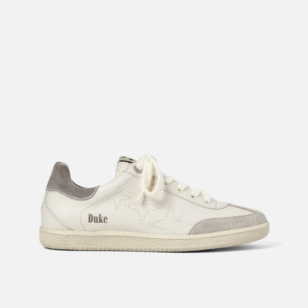 Plus Duke Vintage Grey + White Sneaker - Women's & DUKE + DEXTER