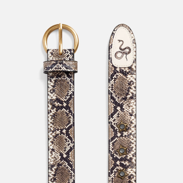 Ellis Brown Snake Belt & DUKE + DEXTER