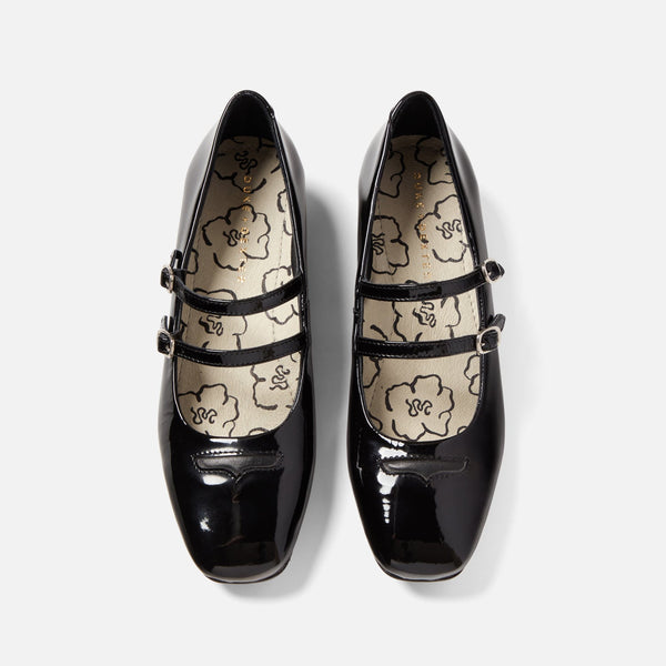 Ruby Black Patent Mary Jane - Women's & DUKE + DEXTER