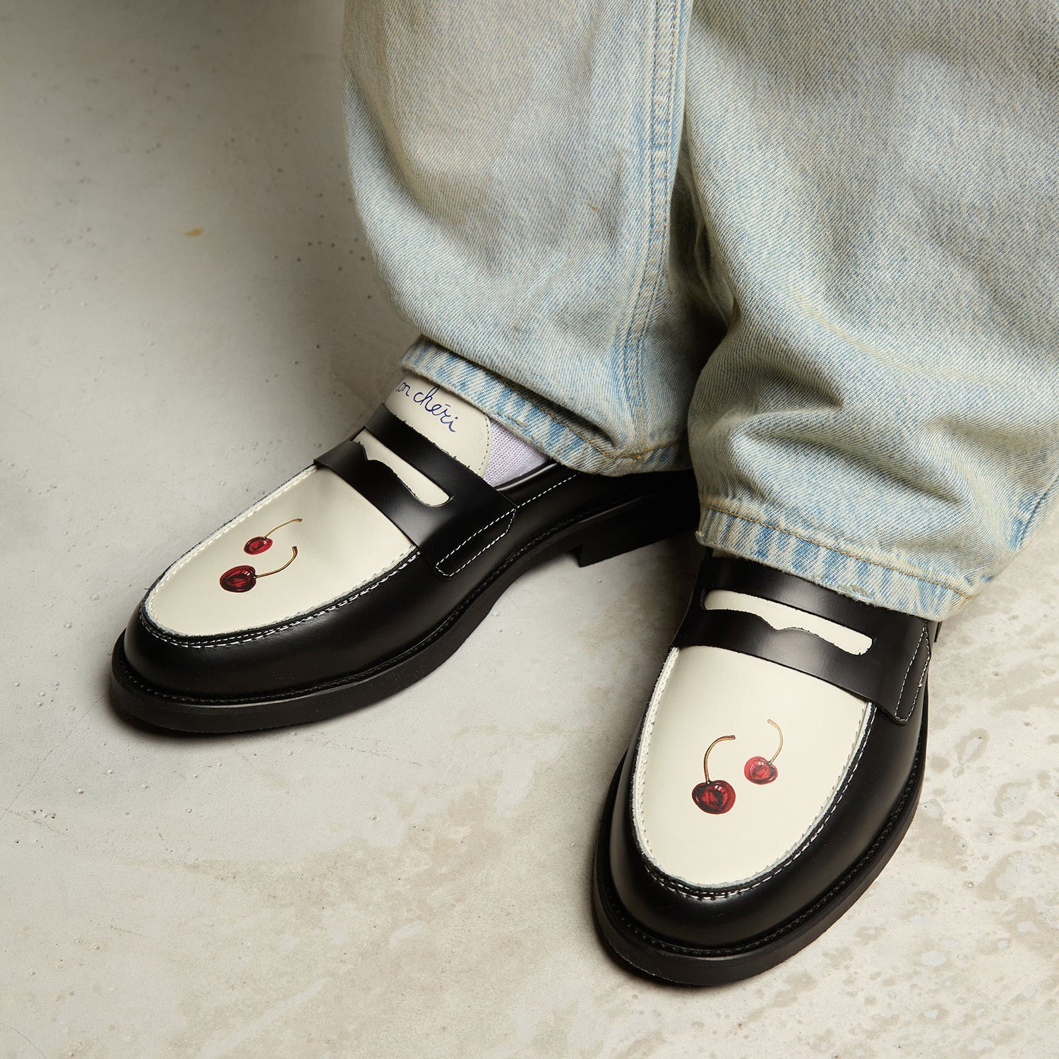 Wilde Cherry Penny Loafer - Men's & DUKE + DEXTER