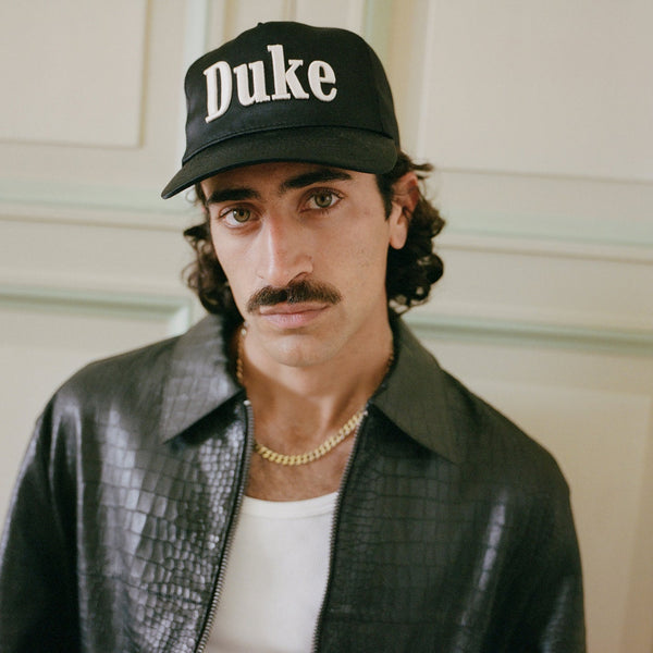 DUKE Cap | DR2 Duke Black Satin Cap & DUKE + DEXTER