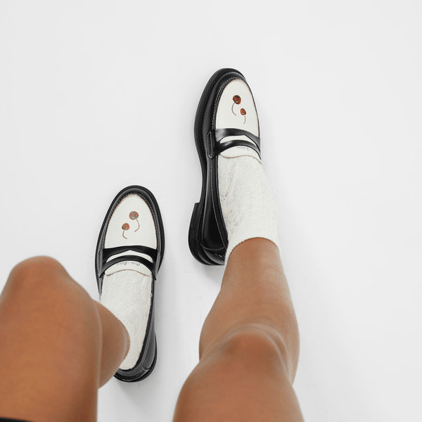 Cherry Penny Loafers For Women & DUKE + DEXTER