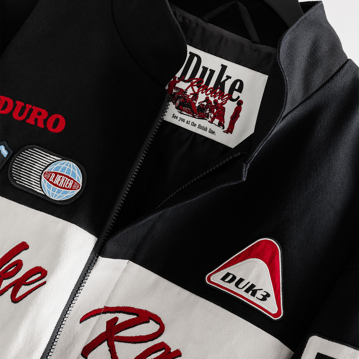 Duke Racing World Championship Vintage Black Jacket & DUKE + DEXTER