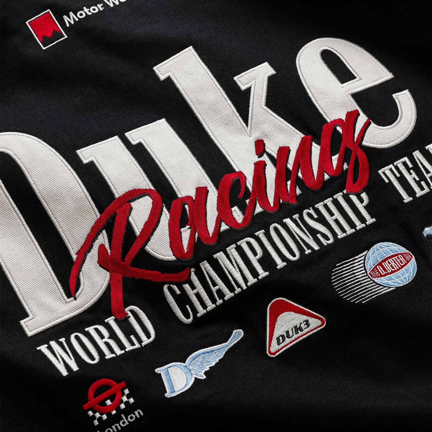 Duke Racing World Championship Vintage Black Jacket & DUKE + DEXTER